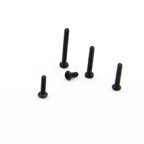 600pcs M1 Black Phillips Cross Pan Head Machine Screws Assortment 1mm ...