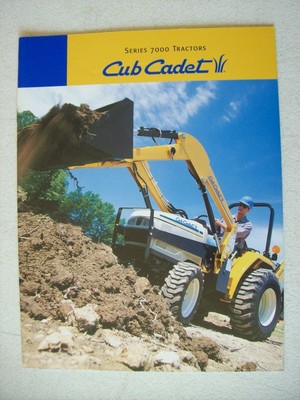Cub Cadet Series 7000 Tractors Brochure ~ Proof Run | eBay