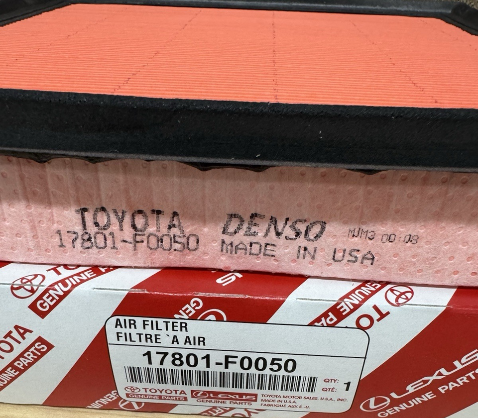 2018-2025 TOYOTA CAMRY 3.5L 2GRFKS ENGINE AIR FILTER 17801-F0050 OEM ...