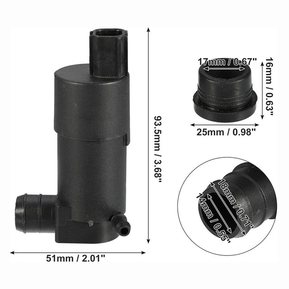 For Ford For Focus Windscreen Washer Pump 1791580 2201197 for Easy Fit ...