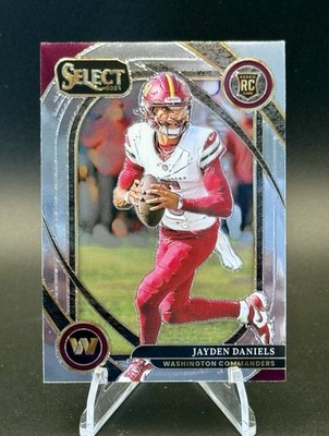 2024 Panini Select Club Level #217 Jayden Daniels Washington Commanders ...