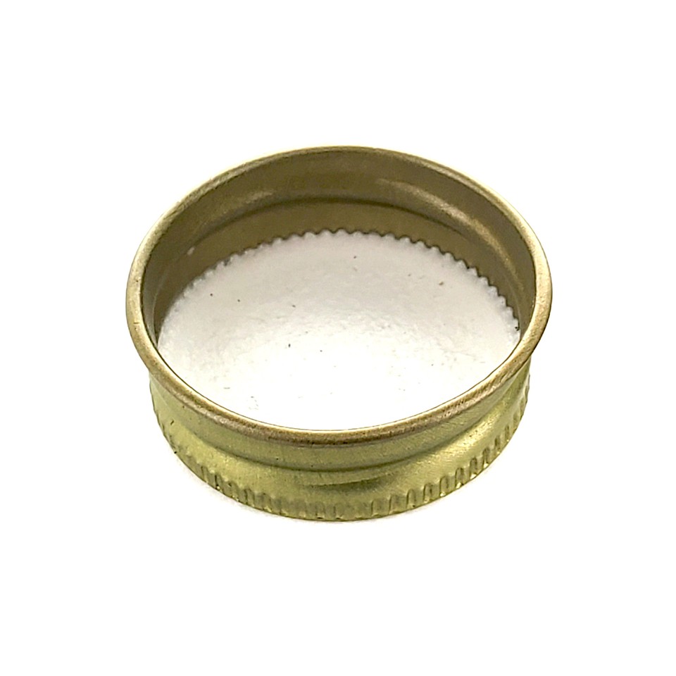 Gold 28mm Metal Screw Caps, 12ct | eBay