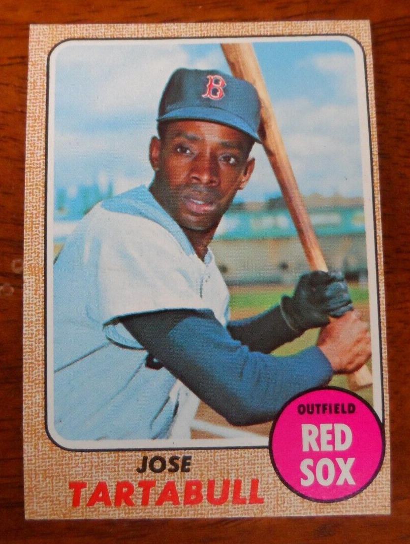 1968 TOPPS BASEBALL #555 JOSE TARTABULL BOSTON RED SOX EX/MT 0-1219 | eBay