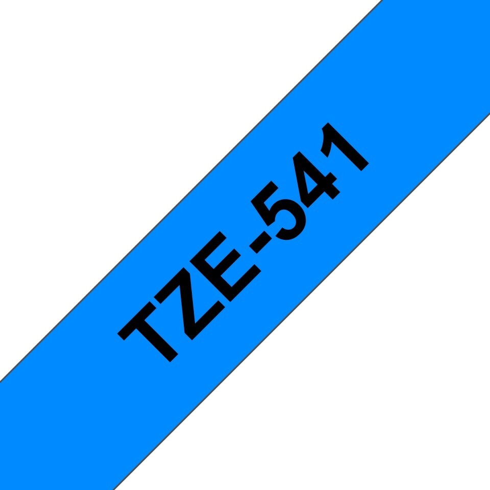 BROTHER K7 Ruban BR-TZE541 NO-OEM TZE-541 18mm x 8m Noir sur fond Bleu ...