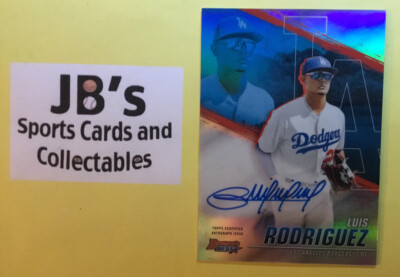 2021 Bowmans Best Luis Rodriguez Auto Autograph Refractor Los Angeles ...