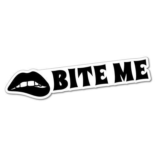 Bite Me Lips Sticker | eBay
