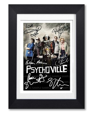 PSYCHOVILLE CAST SIGNED POSTER BBC TV SHOW SERIES DVD PRINT PHOTO ...