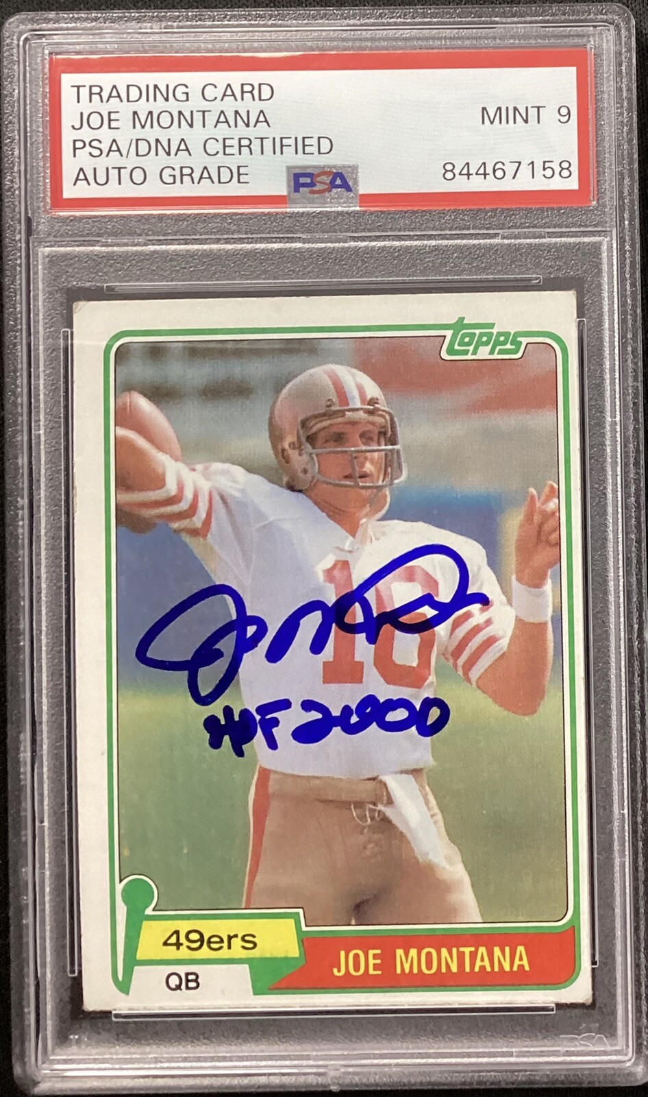 Joe Montana | Autographed Football Memorabilia & NFL Merchandise