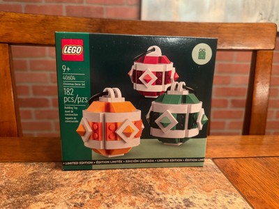 Lego 40604 Christmas Decor Set 3 Ornaments Baubles Limited Edition | eBay