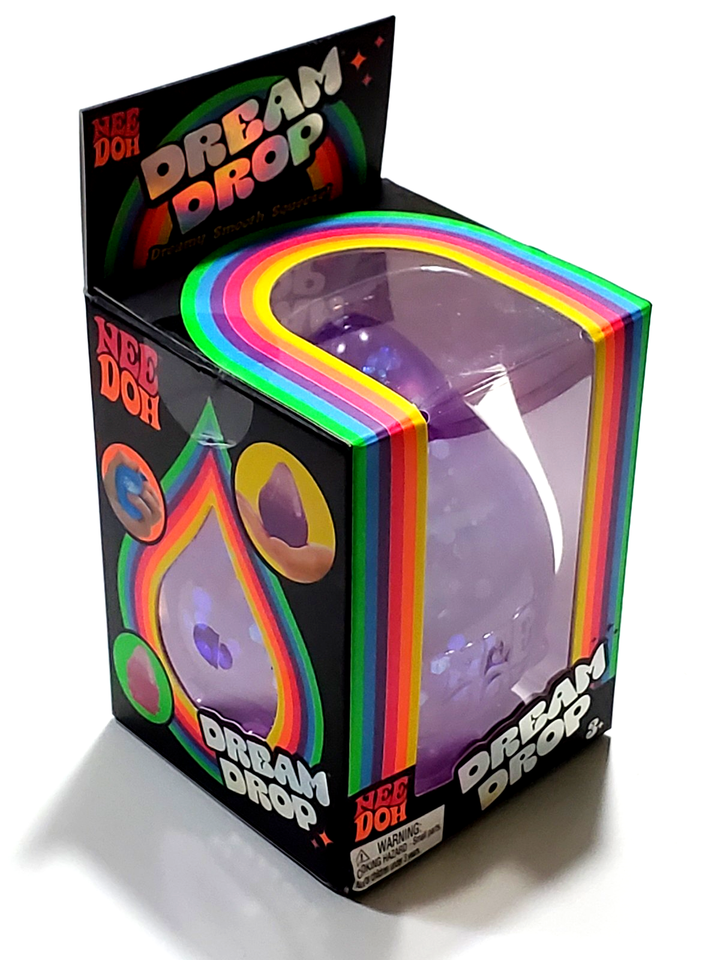 Nee Doh Dream Drop 💧 Purple Fidget Tactile Squeeze Toy New Unopened Box ...