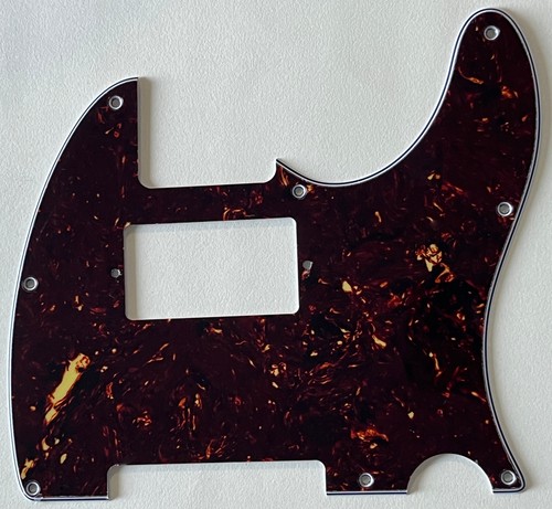 Brown Tortoise Pickguard Fit Fender Telecaster 8-Hole Humbucke Style ...