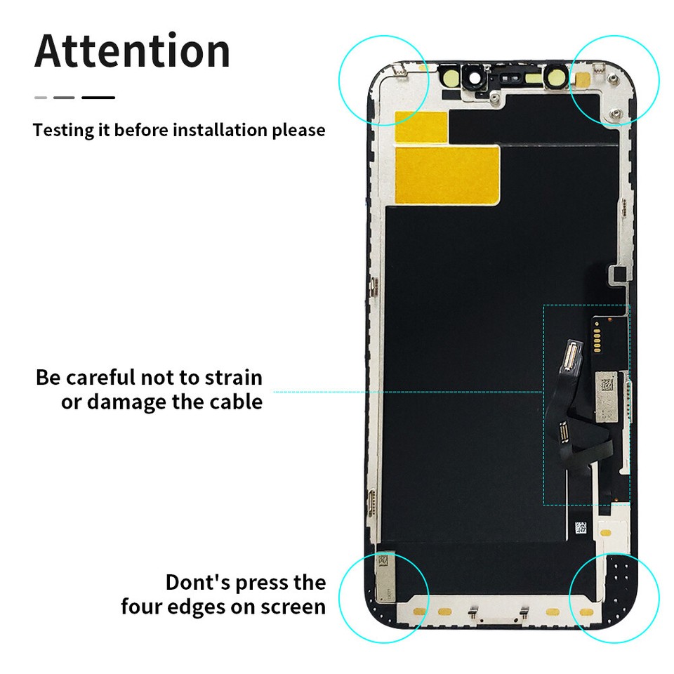 For Iphone 13 Display LCD Touch Screen Digitizer Frame Assembly ...