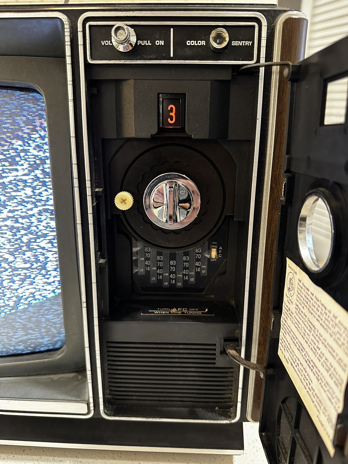 Vintage Zenith System 3 Tv 1979 Wood Grain Portable | eBay