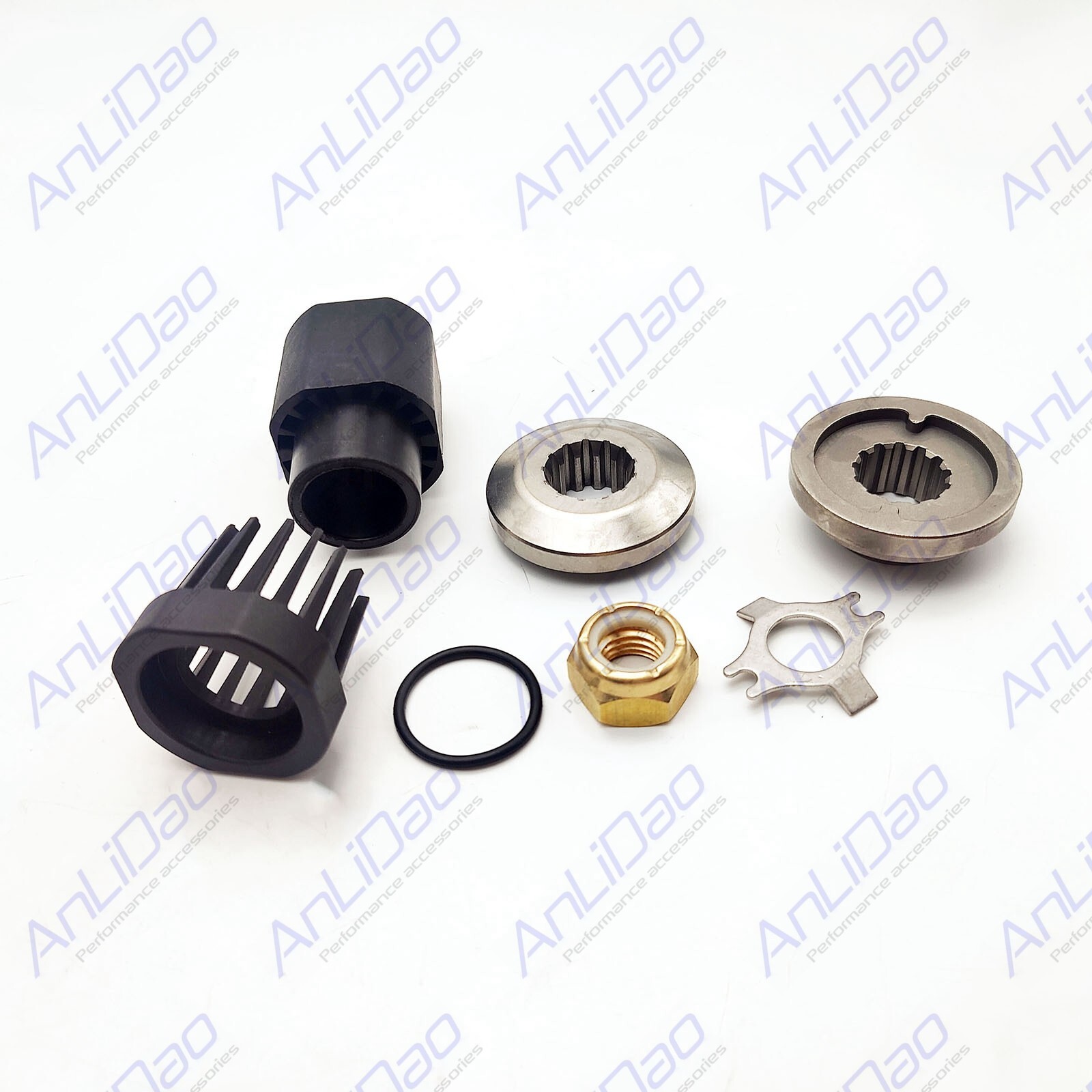 New Mercury Marine Quicksilver 4 Piece Flo-Torq Reflex Hub Kit PN ...