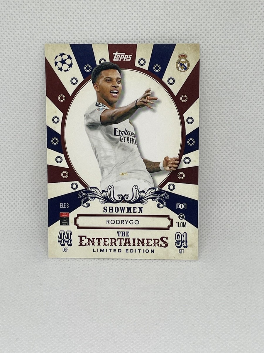 Premier League Football Topps CL 2024-25 Showmen Garnacho Rodrygo Match ...