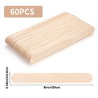 60 Pieces Jumbo Craft Sticks, 8 Inch Natural Wooden Popsicle Sticks ...