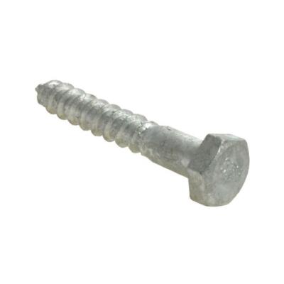 Qty 200 Hex Coach Screw M16 (16mm) x 200mm Galvanised Lag Bolt Gal HDG ...