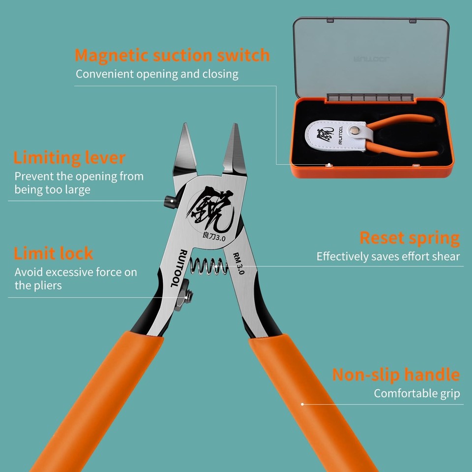 RUITOOL Model Nippers, Gundam Model Tools for Advancers to Repair and ...