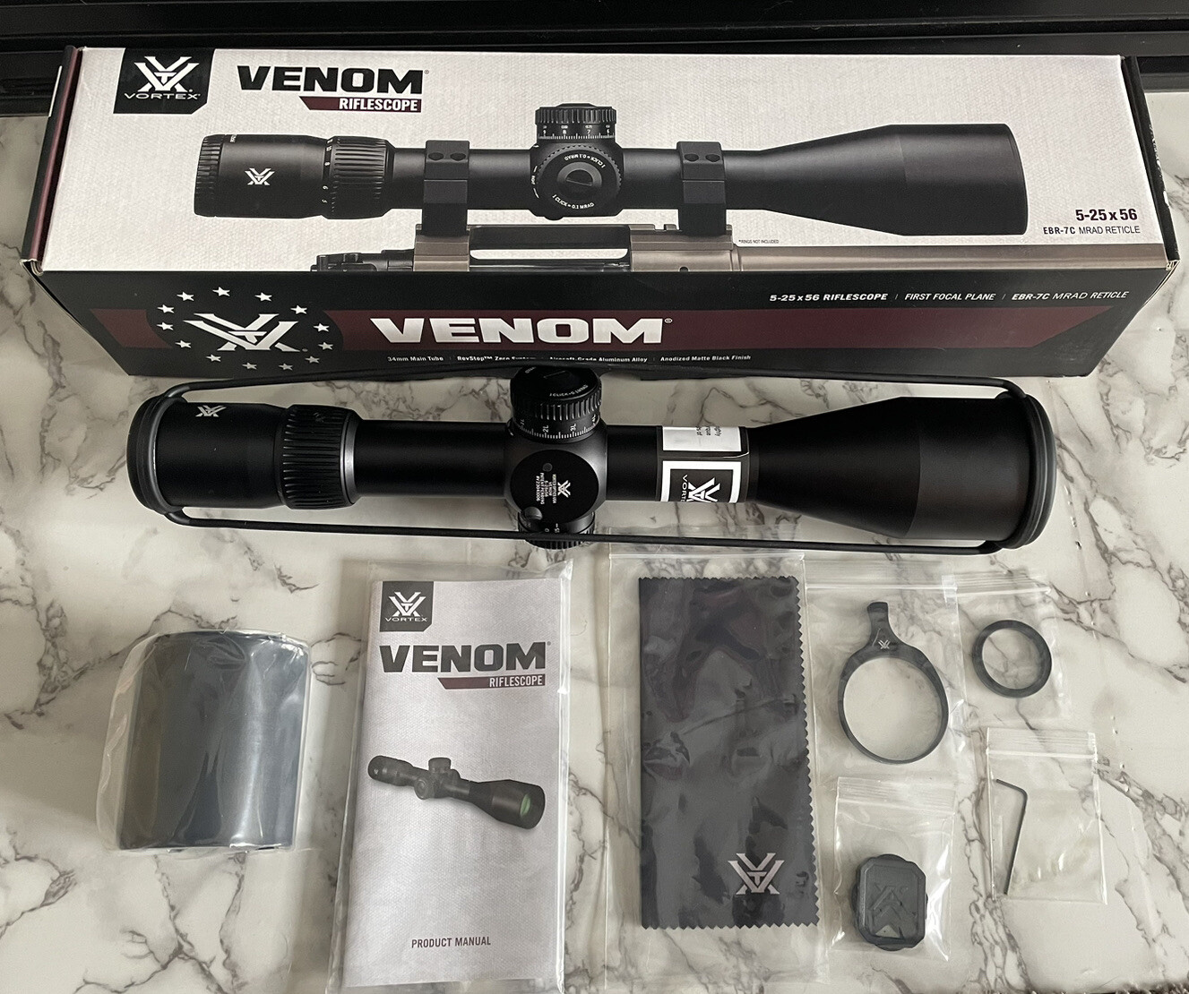 Vortex Optics Venom 5-25x56 FFP First Focal Plane Riflescope EBR-7C ...