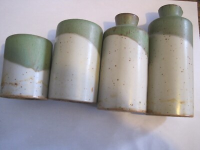 VTG STONEWARE JAPANESE SPECKLED CRUET SET-4 PCS-TAKAHASHI? | eBay