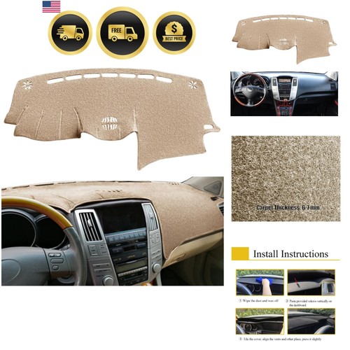 Dash Cover Mat Custom Fit for Lexus RX330 RX350 RX400h Dashboard ...