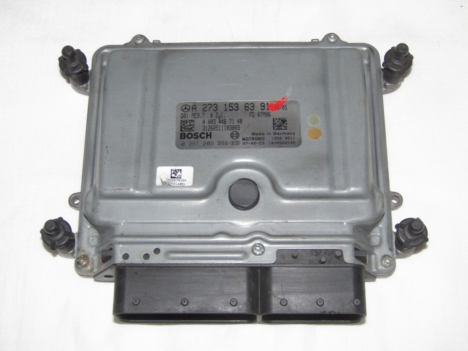 07-12 MERCEDES CLS550 S550 ENGINE CONTROL MODULE ECM ECU PCM A 273 153 ...