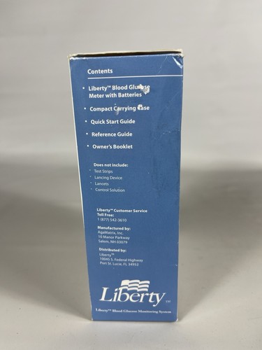 Liberty Blood Glucose Monitoring System Meter Unit Only | eBay