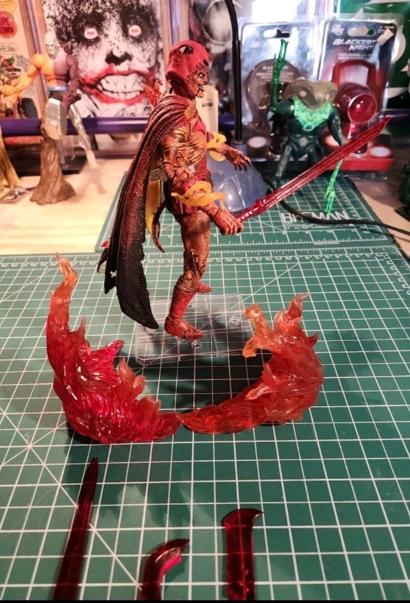 CUSTOM Made "Devil Batman" McFarlane DC Multiverse 7" | eBay