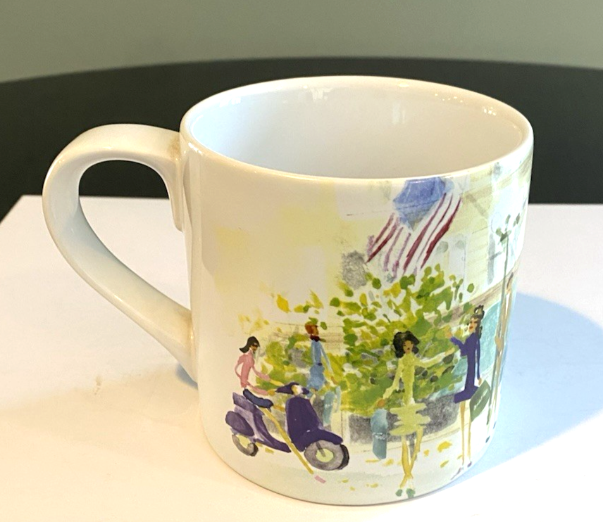 Marshall Field's Oversized Mug 2006 Contemporary Shopping Scene 20 oz ...