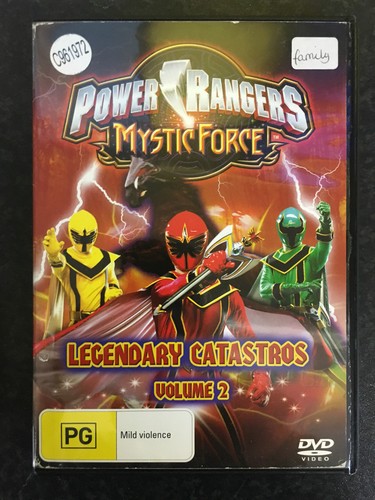 Power Rangers Mystic Force Volume 2 Legendary Catastros ex-rental ...