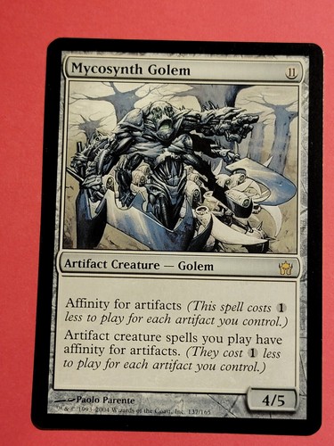 Mycosynth Golem Fifth Dawn MTG Magic the Gathering 137 Paolo Parente ...
