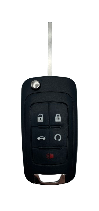 2010 - 2019 Chevrolet 5-button remote flip key FOB OHT01060512 Smart ...