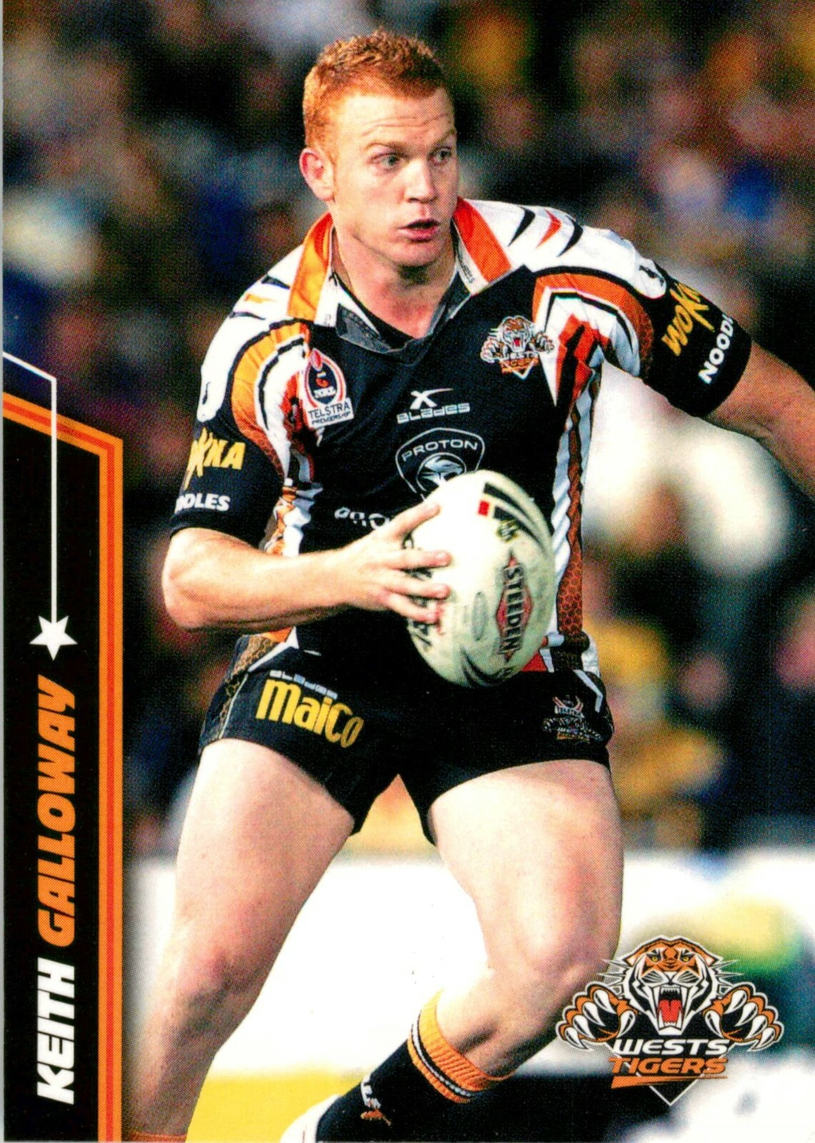 2007 WESTS TIGERS NRL Card KEITH GALLOWAY | eBay Australia