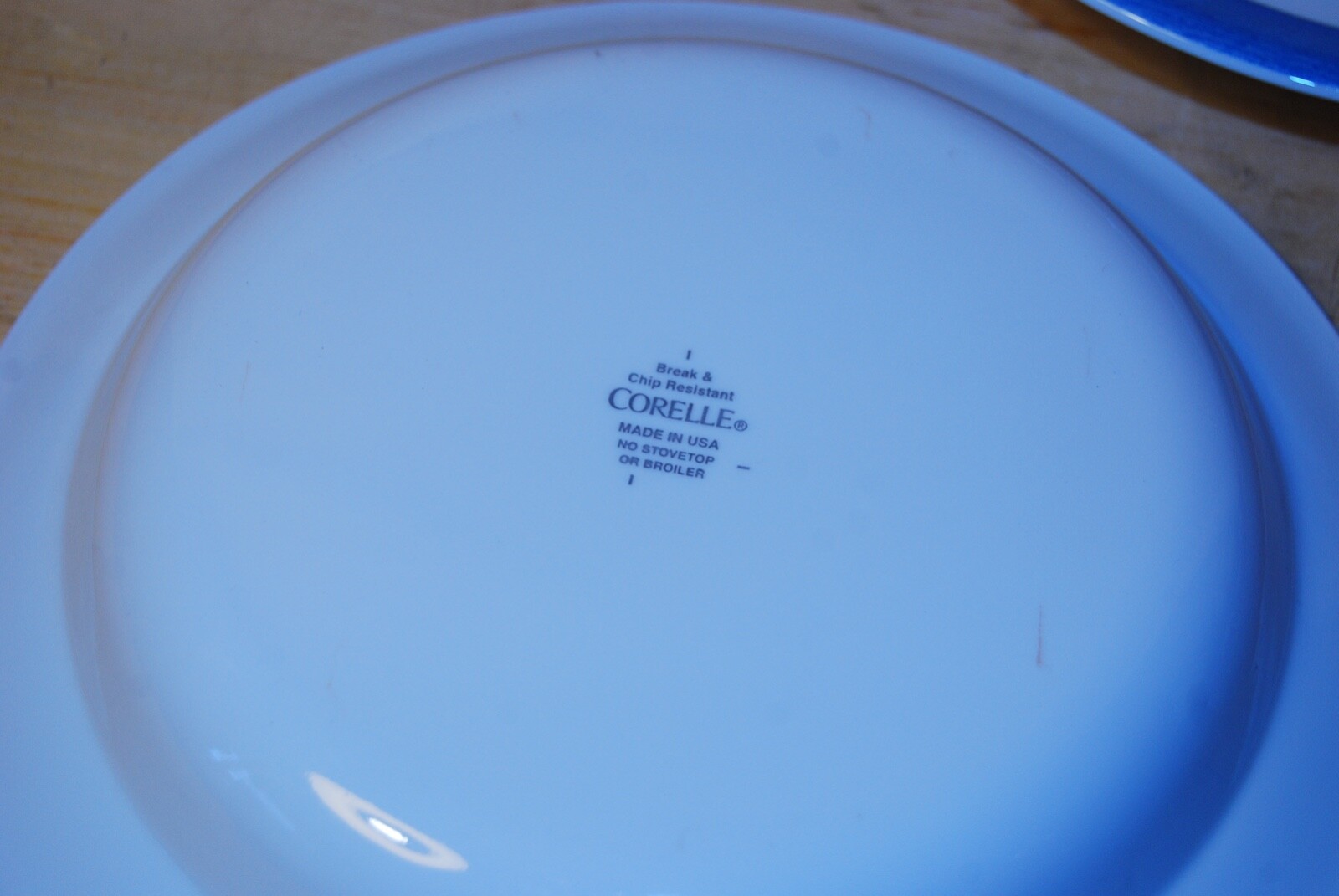 3 Corelle BLUE LINEN 8-1/2" Rim Soup Salad Low Bowls | eBay