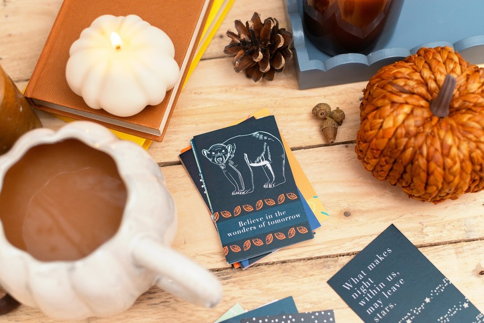 20 Autumnal Be Kind Cards® Seasonal Quotes | eBay UK