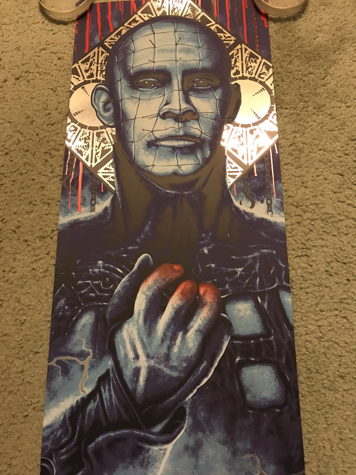 Hellraiser Pinhead Clive Barker Foil Print Poster Mondo Horror Steven ...