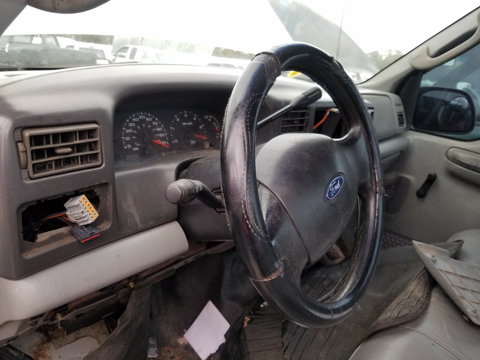 1999-2003 F250 F350 SUPERDUTY NONTILT STEERING COLUMN W AUTO ...