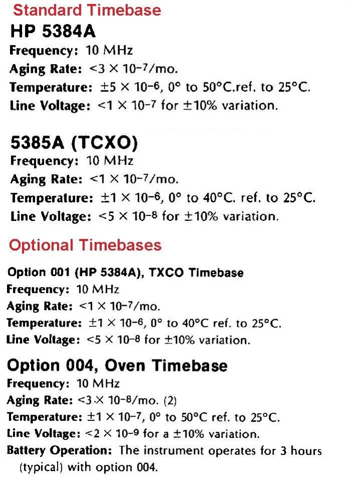 HP Agilent 5384A 5385A 5386A Frequency Counter OCXO Board | eBay