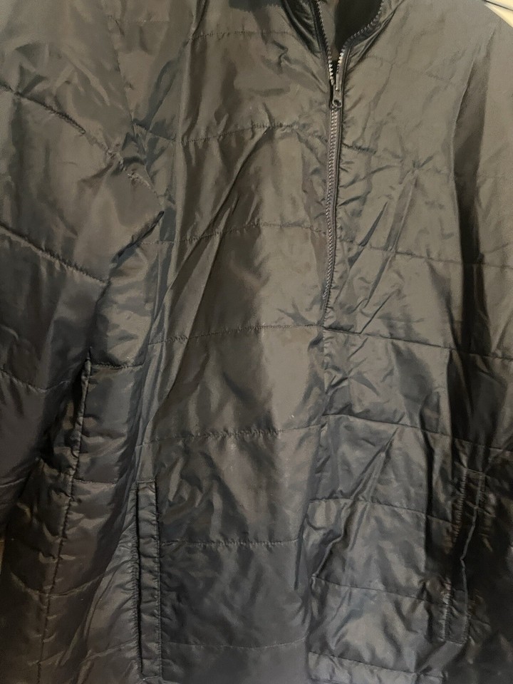 LANDS’ END Men’s Size XL Jacket Coat Aquacheck Two Layer Lined ...