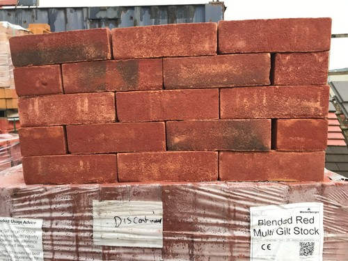 Wienerberger Blended Red Multi Gilt Stock Facing Bricks (pallet of 400 ...