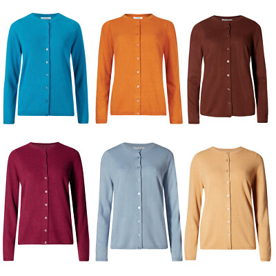 New Womens Cashmilon Cardigans Ex Marks & Spencer M&S Cardies - Slight ...