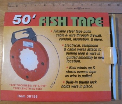 Fish tape (tool) 50' | eBay