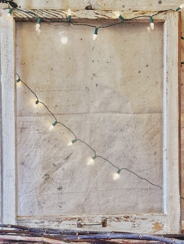 Vintage Wooden Single-Pane Window Sash | Rustic Architectural Salvage ...