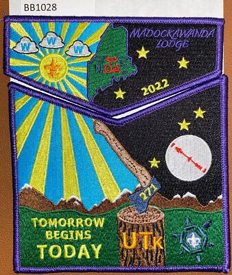 Boy Scout OA Flap Set 2022 NOAC Madockawanda Lodge 271 | eBay