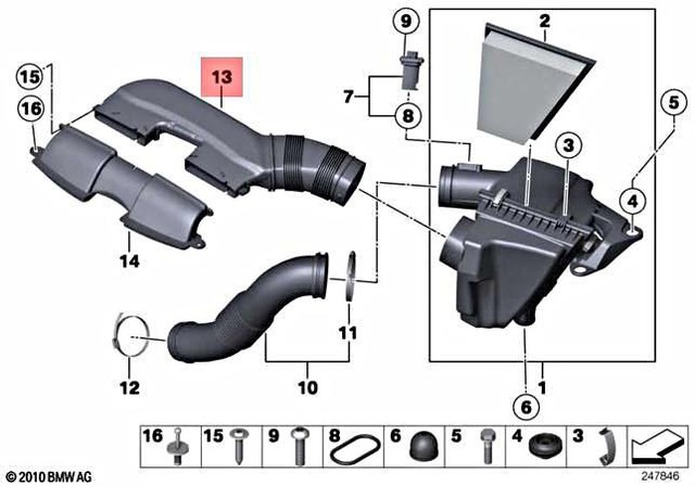 BMW 13717588279 Genuine OEM Air Inlet Duct for sale online | eBay