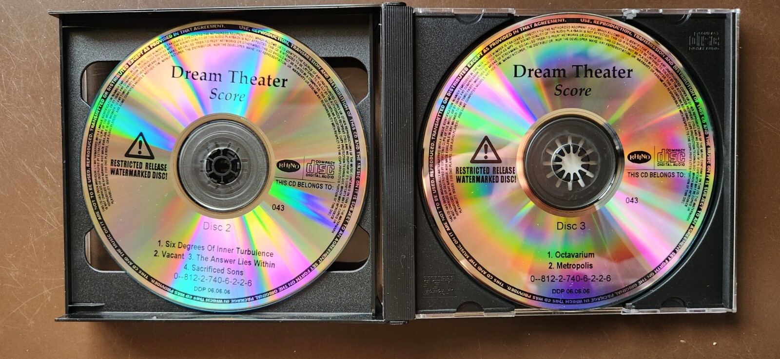 DREAM THEATER Score PROMO TRIPLE CD | eBay