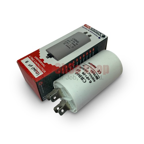 Universal 6uf 450v Capacitor CBB60 For Motor Start Run, Tumble Dryer ...