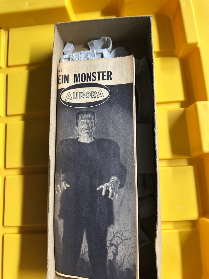 RARE COMPLETE - 1961 Aurora - FRANKENSTEIN - Plastic Model Kit #423-98 ...