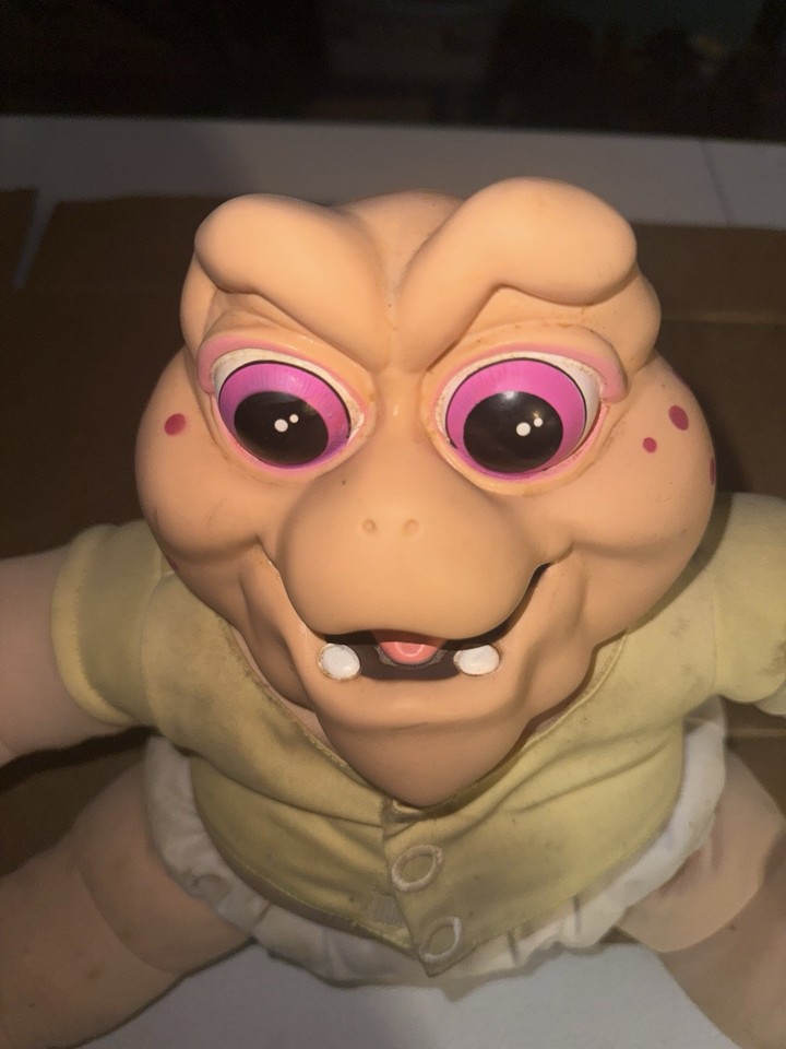 VTG 1991 Hasbro Talking Baby Sinclair From Dinosaurs Pull Toy NOT ...