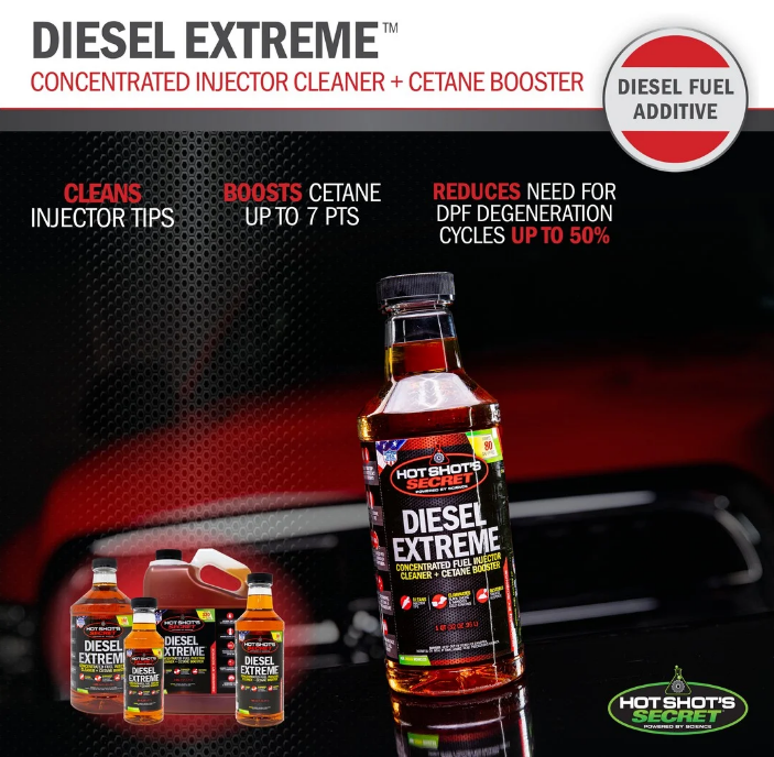 2 PACK Hot Shot's Secret Diesel Extreme Fuel Additive, 32 oz for Diesel ...